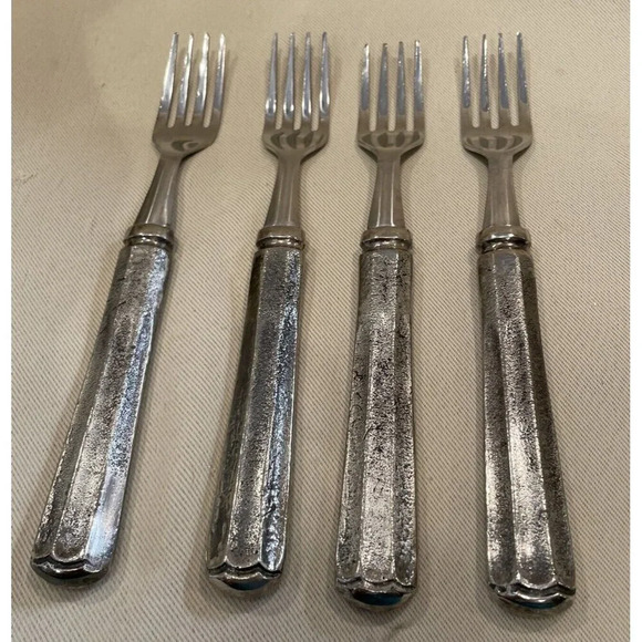 Pottery Barn | Dining | Pottery Barn India Tivoli Salad Forks Stainless ...